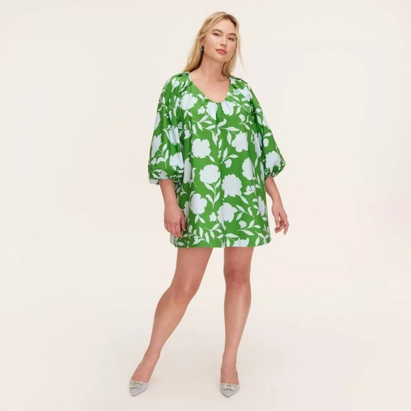 kate spade | Dresses | Kate Spade Target Green Blue Floral Dress Size S ...